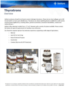 Thyratrons - Stellant