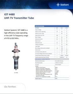 Inductive Output Tubes-Industrial - Stellant
